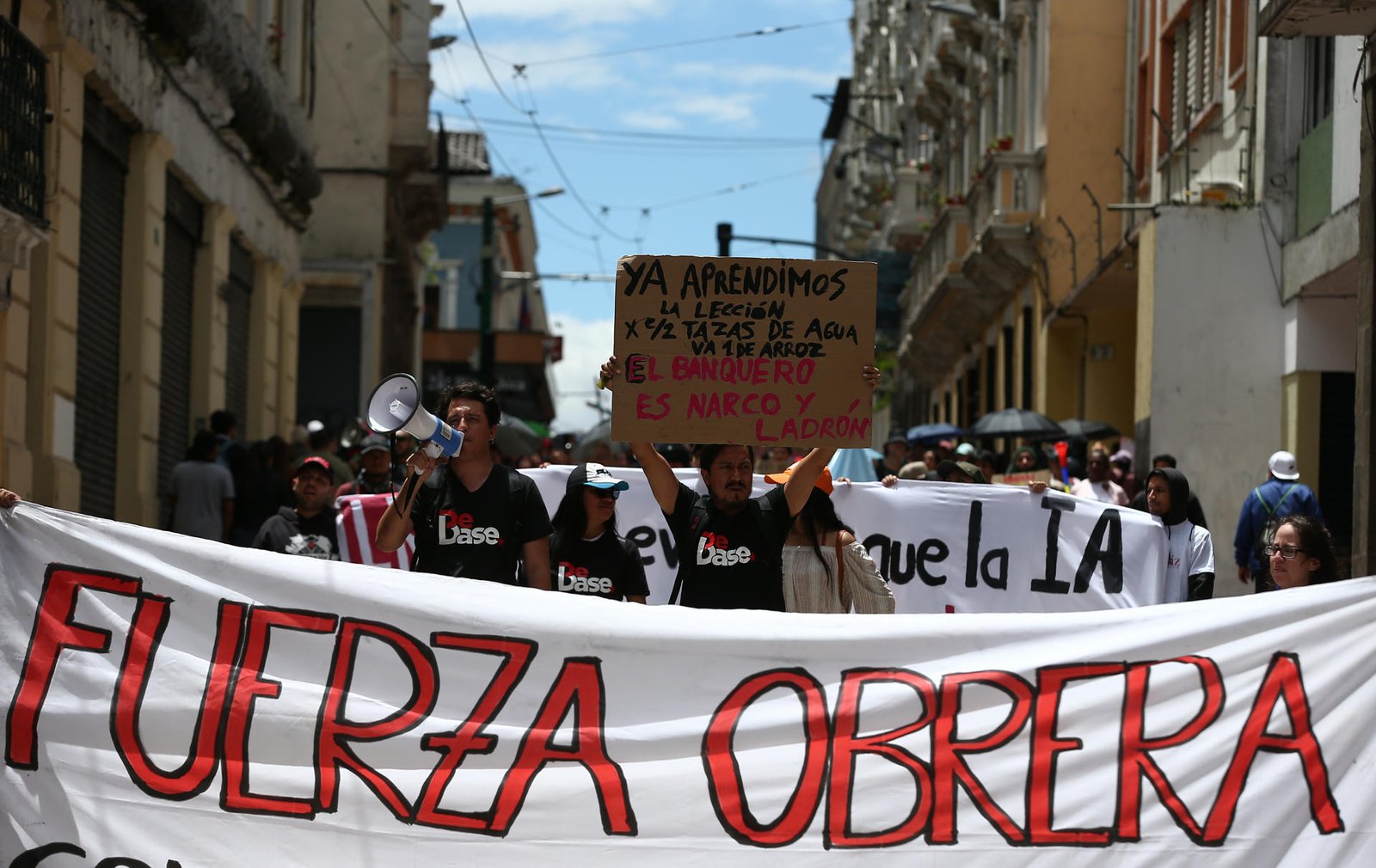 Marchas por el 1 de Mayo en Ecuador: Voces de los trabajadores